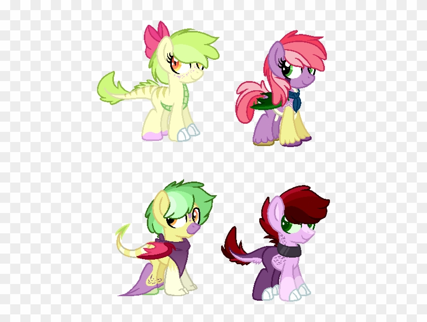 Applebloom X Spike [closed] By Pikadopts - Deviantart - Free ...
